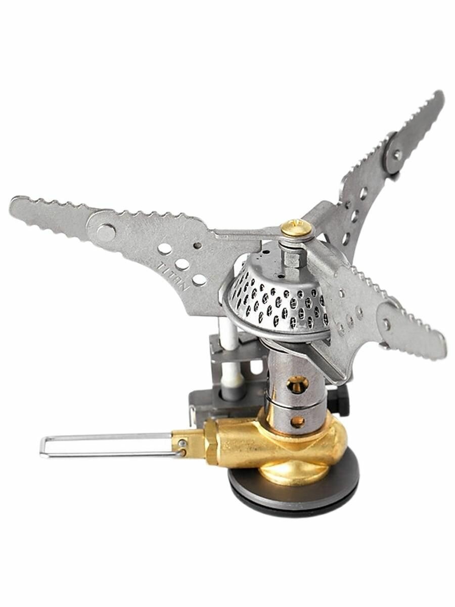 Туристическая газовая горелка Kovea KB-0101 Titanium Stove, с пьезоподжигом