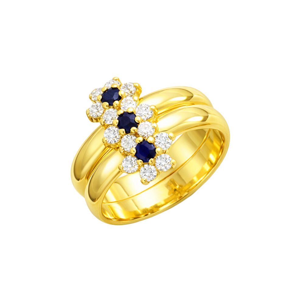 кольцо из желтого золота