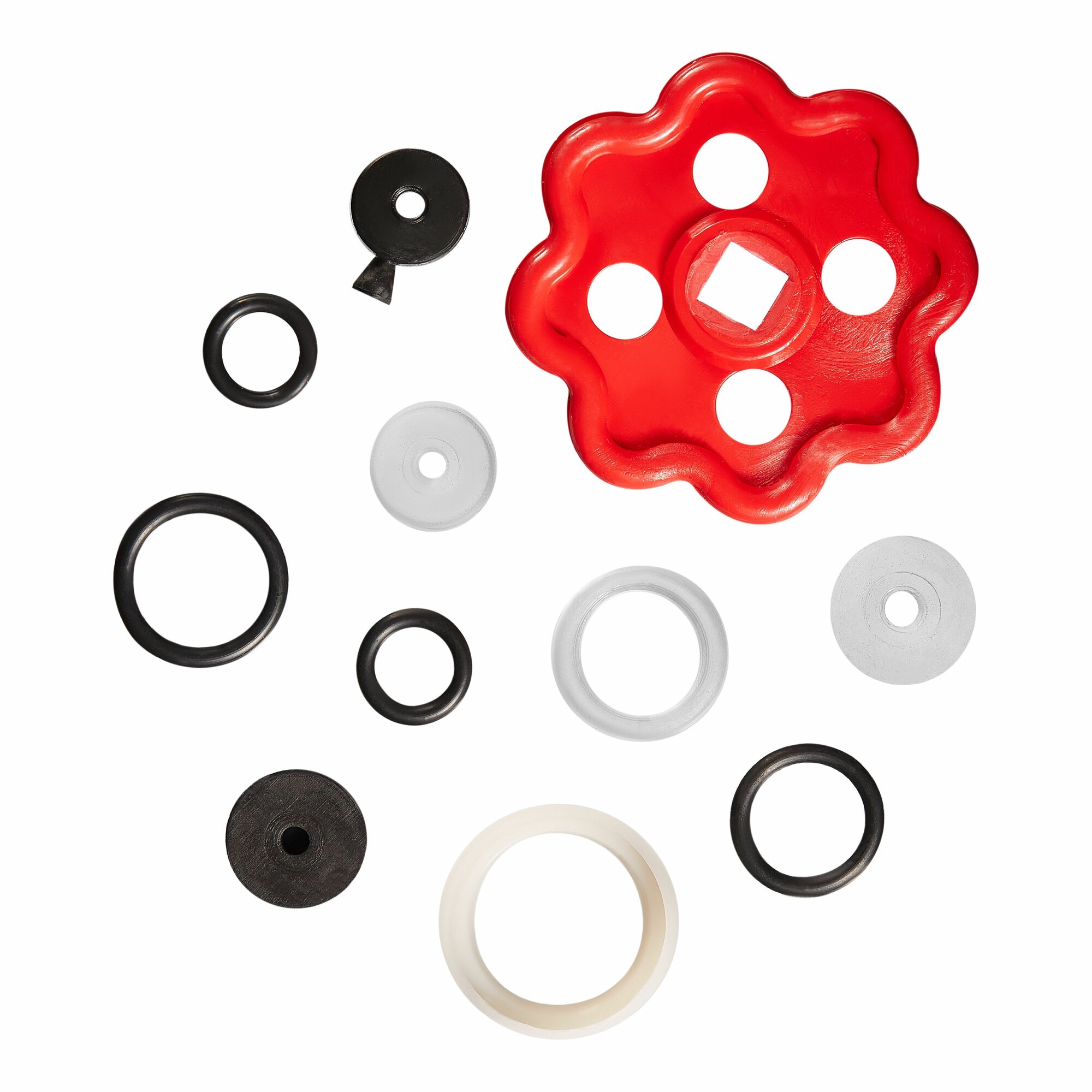 Ремонтный набор кран-буксы и вентилей ДУ-15,20,25 "Ромашка" (красный)