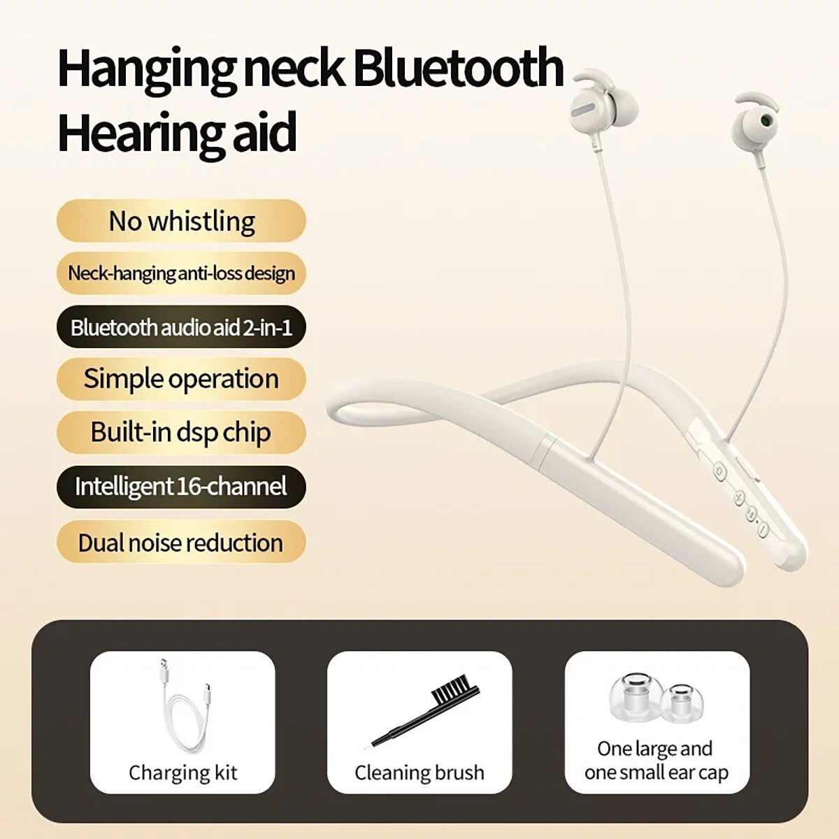 Bluetooth-гарнитура с усилением звука для облегчения прослушивания