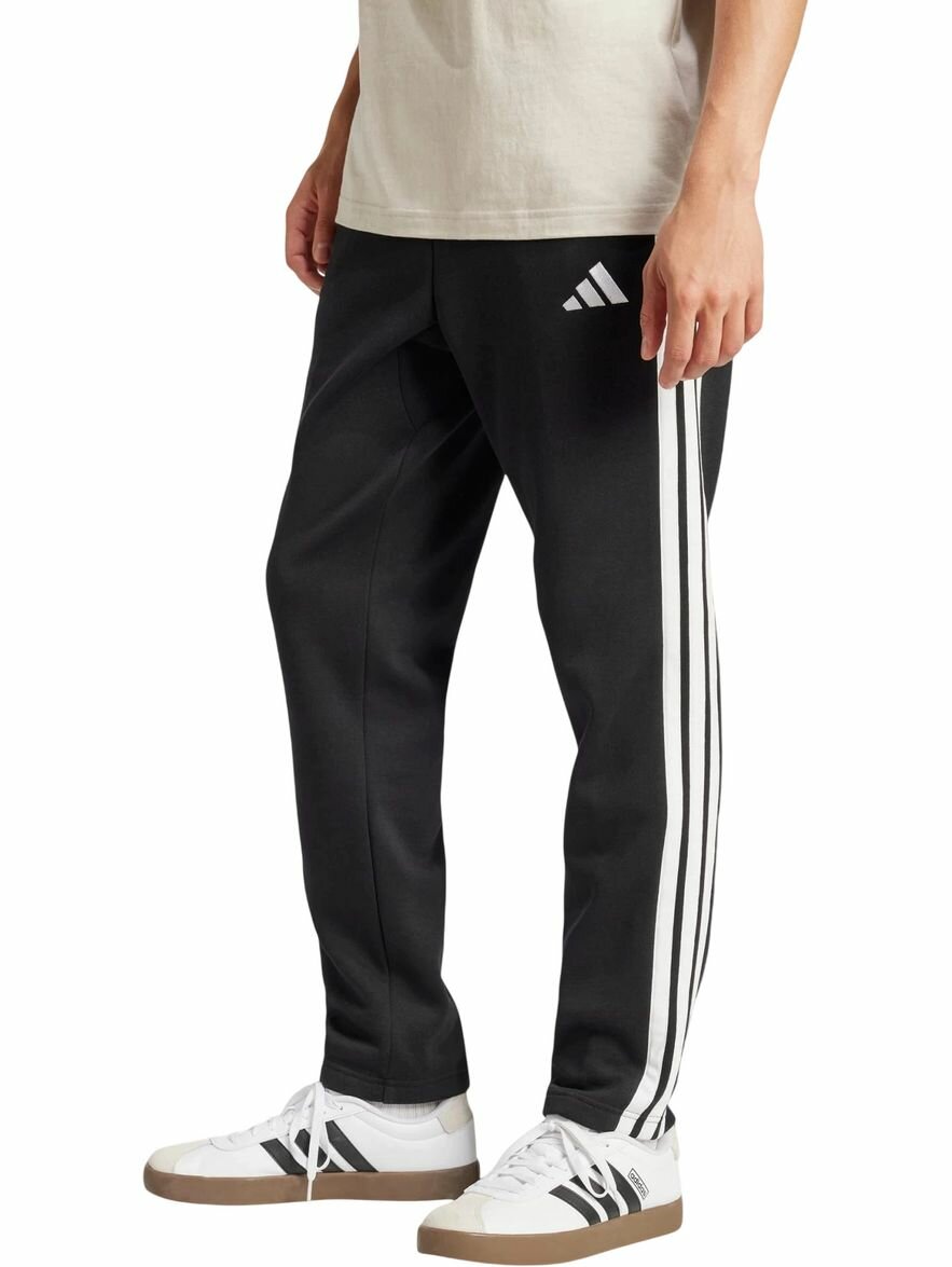 Брюки спортивные Essentials 3-Stripes Fleece Pants Open Hem Pants