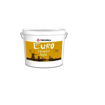 Лак Tikkurila Аква ЕР, интерьерный, матовый, объем 9 л 700001139