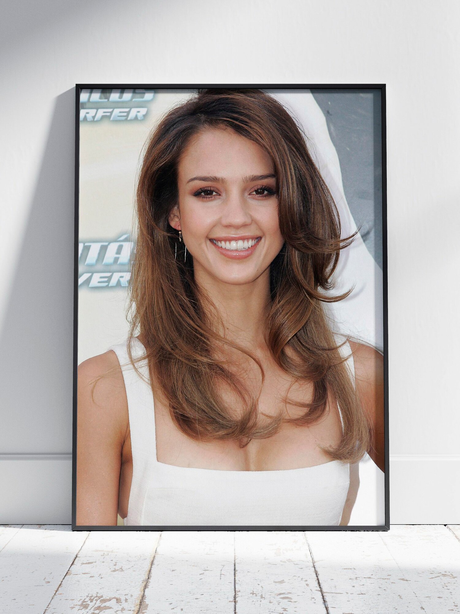 Плакат на стену для интерьера Джессика Альба (Jessica Alba 14) - Постер по актеру фильма, кино, сериала формата A4 (21x30 см)