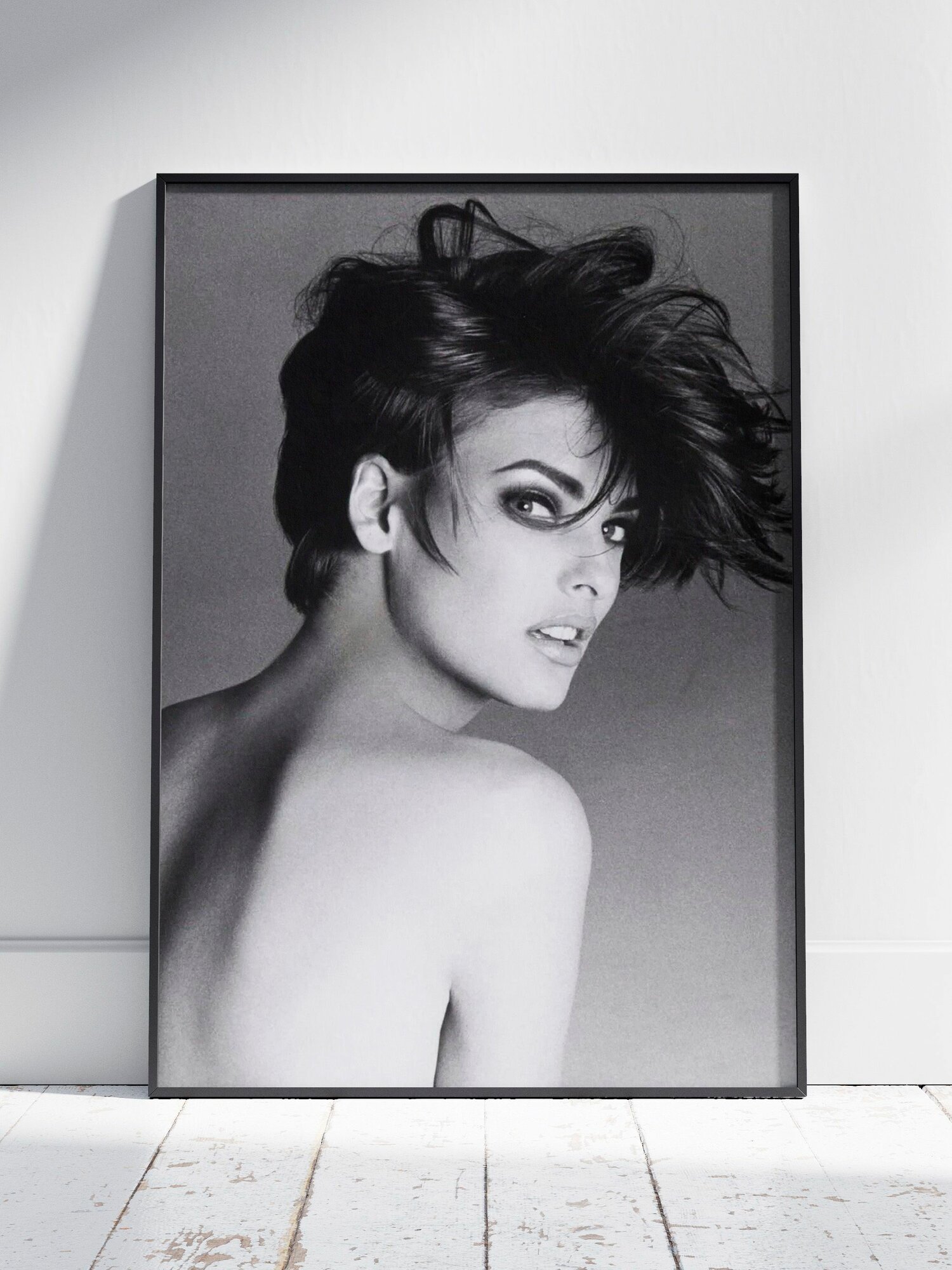 Плакат на стену для интерьера Линда Евангелиста (Linda Evangelista 39) - Постер по модели, бренду и моде формата A4 (21x30 см)