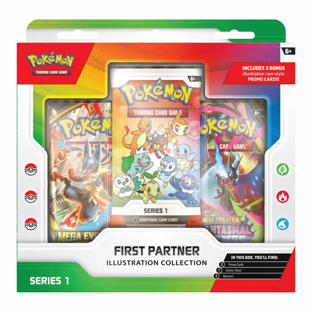 Настольная игра Pokemon TCG: First Partner - Illustration Collection - Series 1