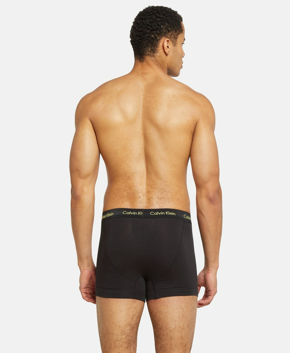 Трусы CALVIN KLEIN TRUNK 3 PACK, комплект из 3 шт., размер S, черный — фото 1