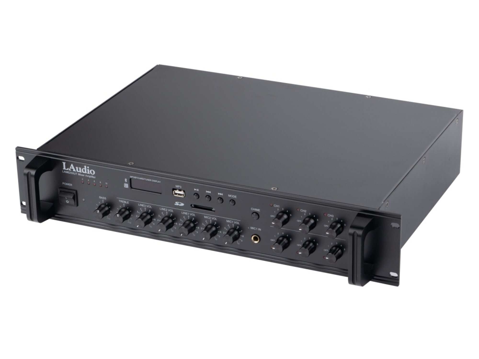 LAM6350UT Усилитель мощности трансляционный, 350Вт, 6 зон, LAudio