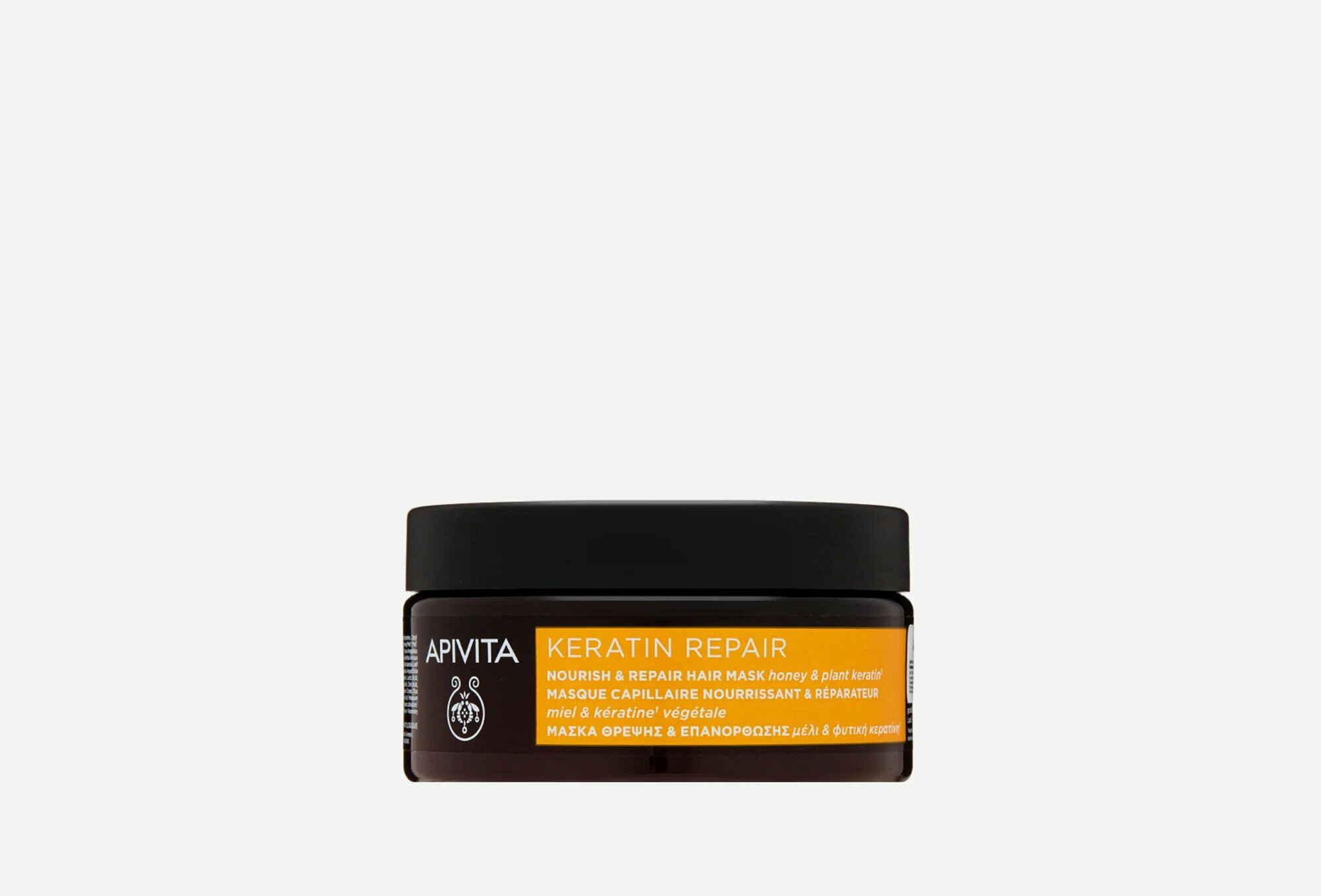 Маска APIVITA "Honey & Plant Keratin", восстанавливающая, для волос, 200 мл