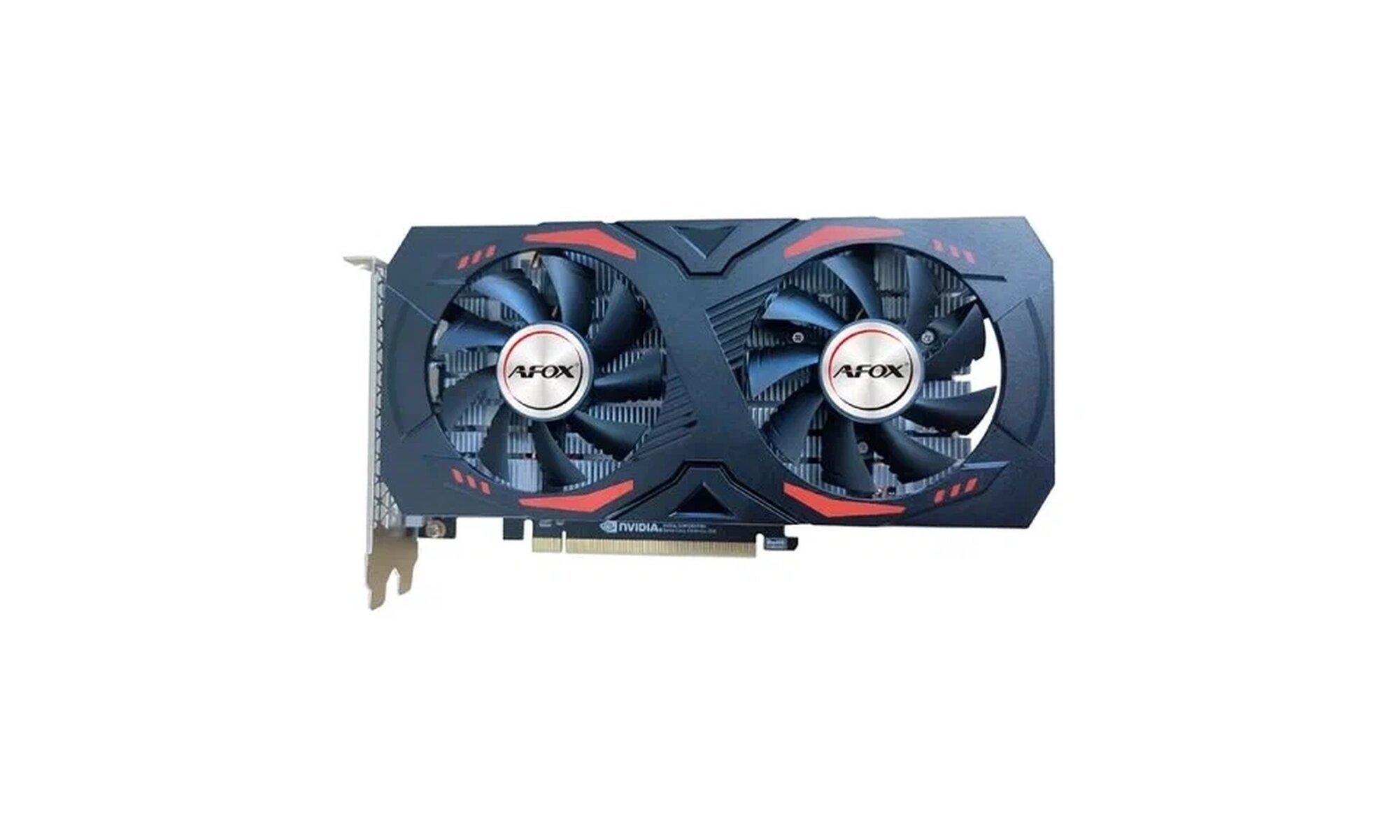 Видеокарта Afox AF1660TI-6144D6H4, 6ГБ GDDR6, 2 вентилятора, 4 монитора, 1500МГц