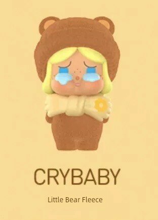 POP MART Cry Baby Теплый Медведь Плюшевая Сборная Фигурка - 1 Шт, Коллекционная