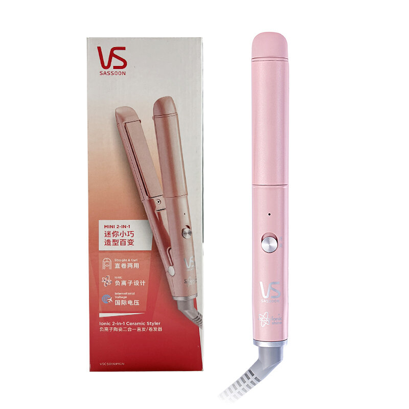 Выпрямитель-плойка 2-в-1 унисекс Vidal Sassoon Ionic Ceramic Styler 13461236
