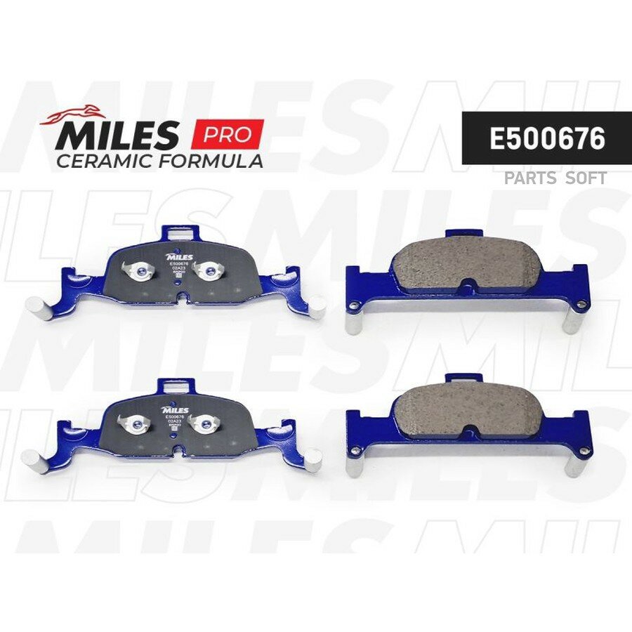 MILES E500676 Колодки тормозные AUDI A4 15-/A5/Q5 16- передние Ceramic ()