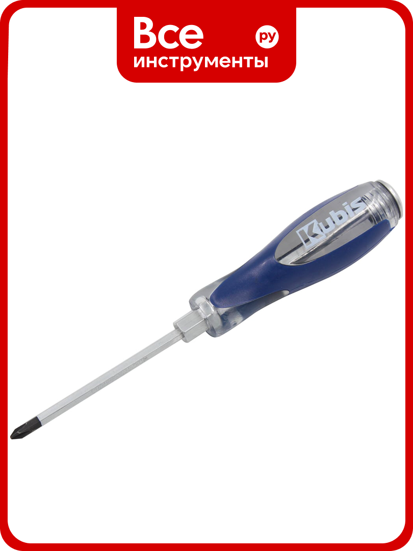 Отвертка ударная крестовая KUBIS PH1х100 мм, CrV 02-08-5110