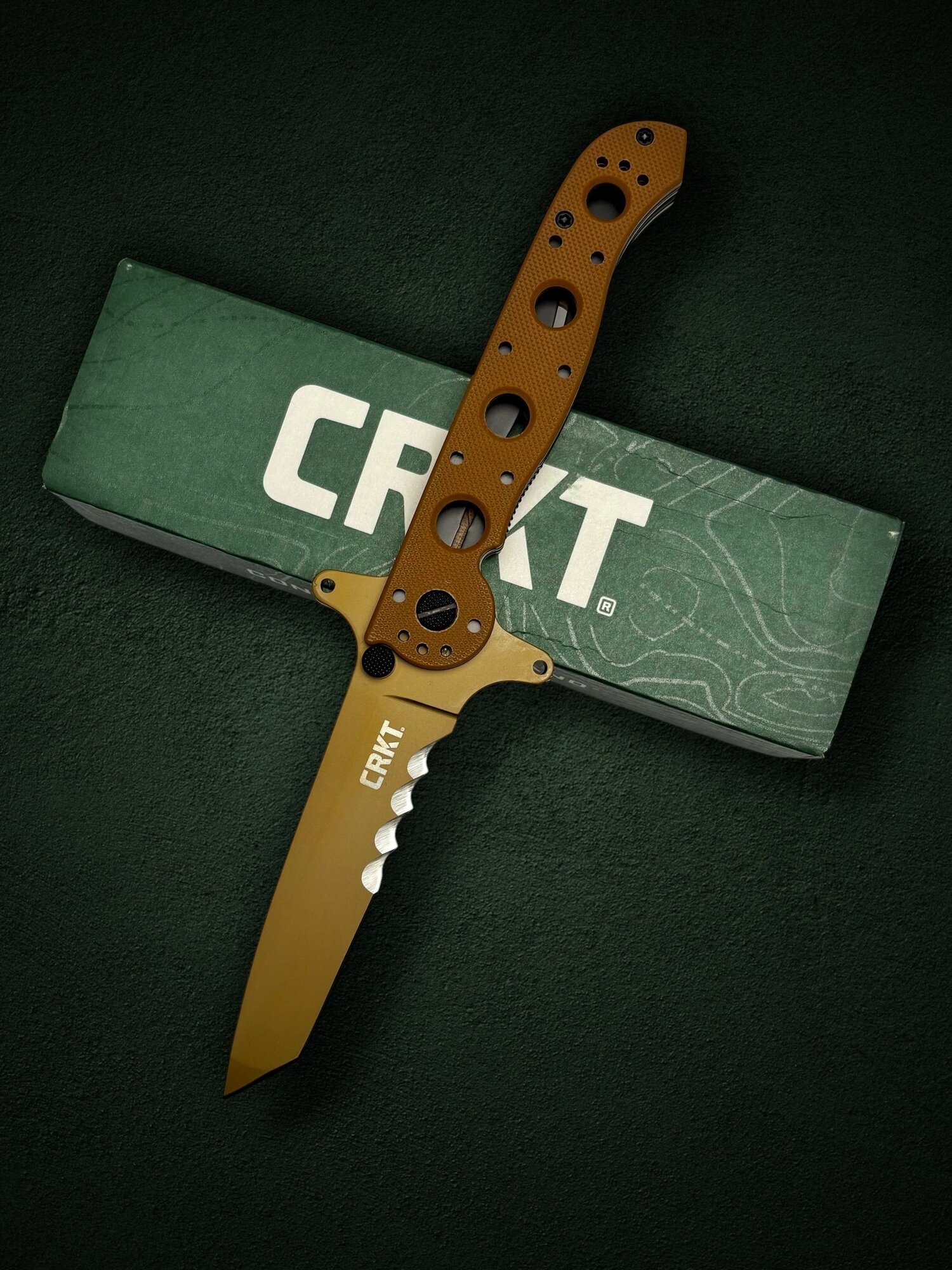 Складной нож CRKT Carson M16 Desert Tan, M16-13DSFG