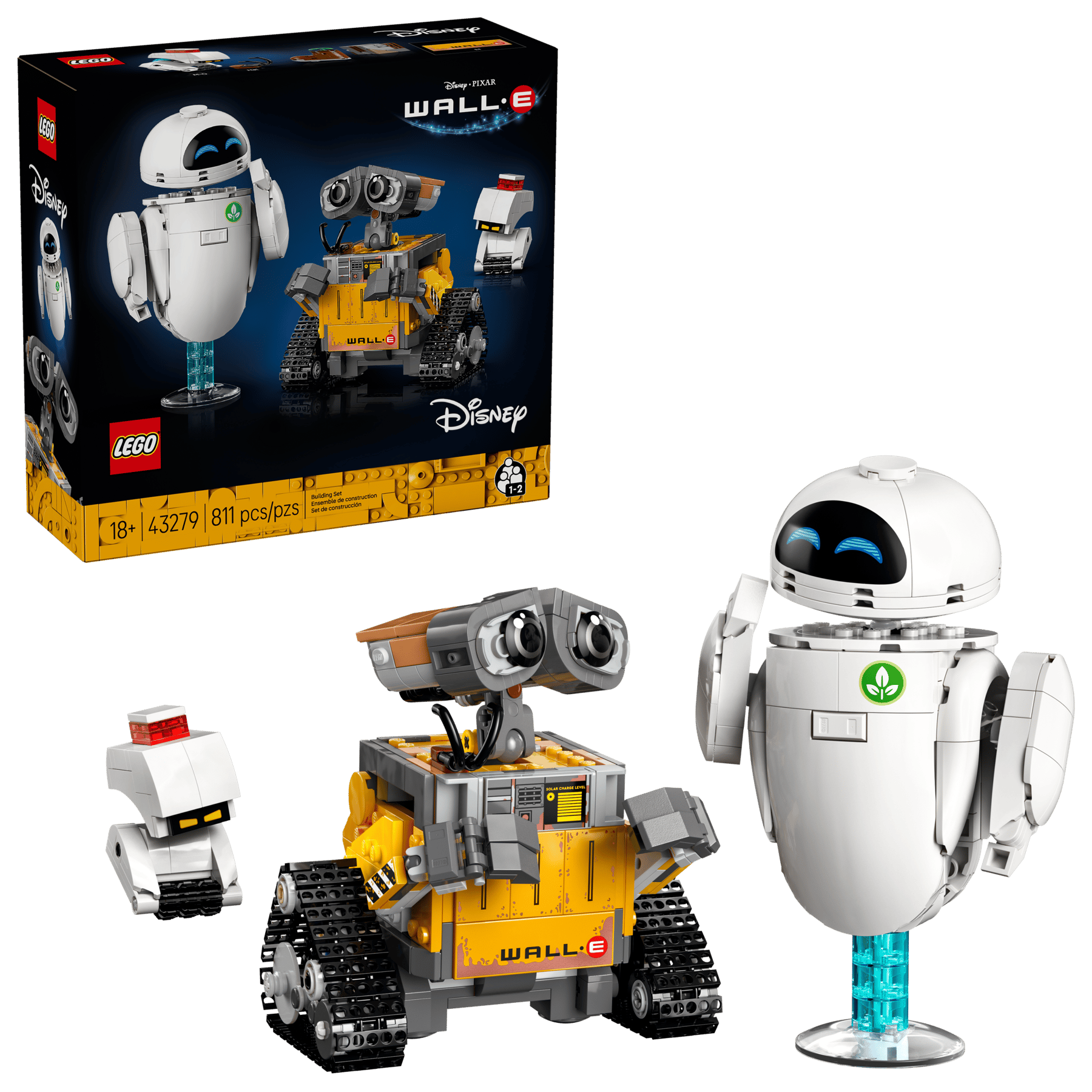 Конструктор LEGO Disney™ WALL-E 43279 Робот Валли и Ева, 811 дет.
