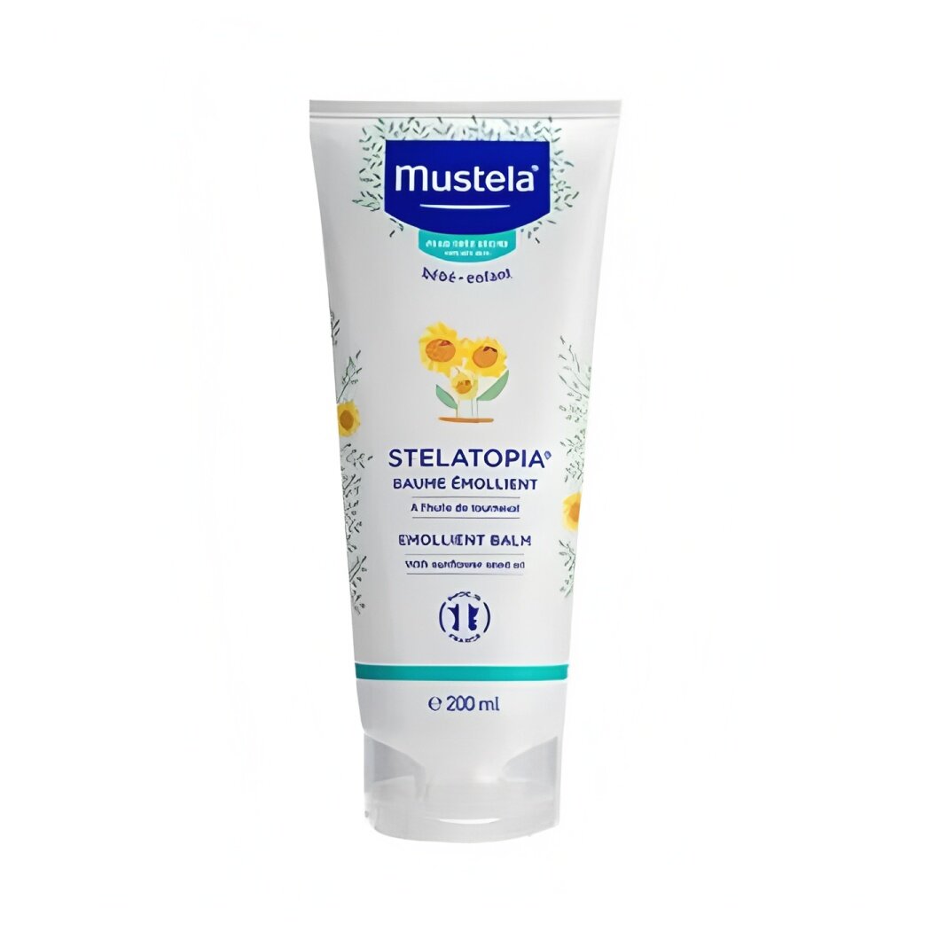 Mustela Крем-эмолент Stelatopia, 200 мл Для очень сухой, склонной к атопии кожи детей с рождения