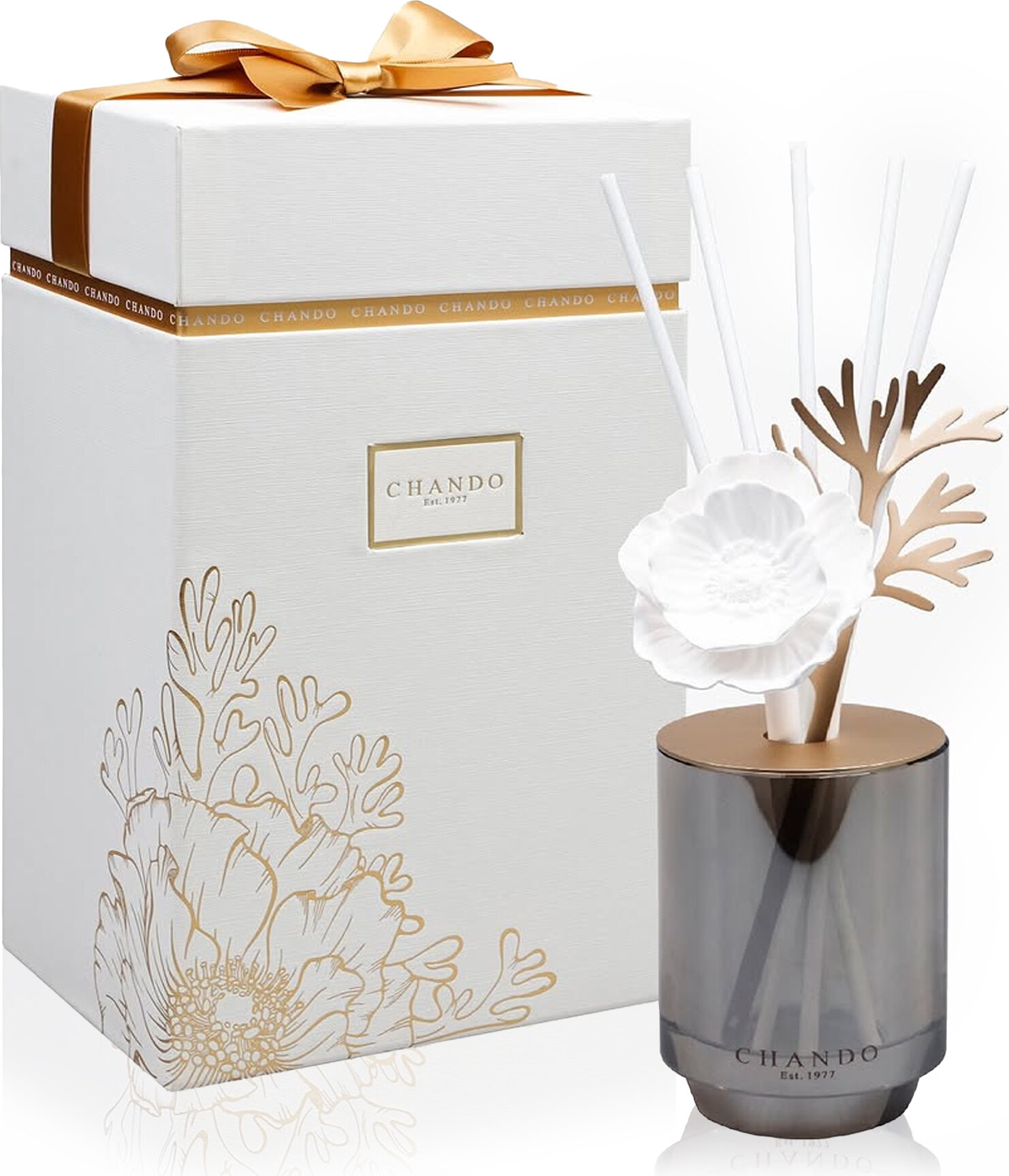 Chando Ароматический диффузор "Кристальный восточный пион" Crystal Oriental Peony Diffuser 25ml