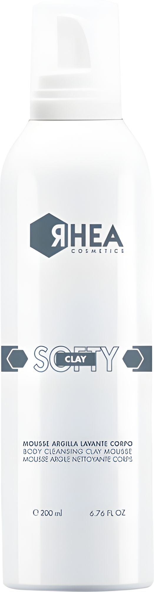 Rhea Cosmetics SoftyClay Очищающий мусс для душа на основе красной марокканской глины SoftyClay 1 шт.