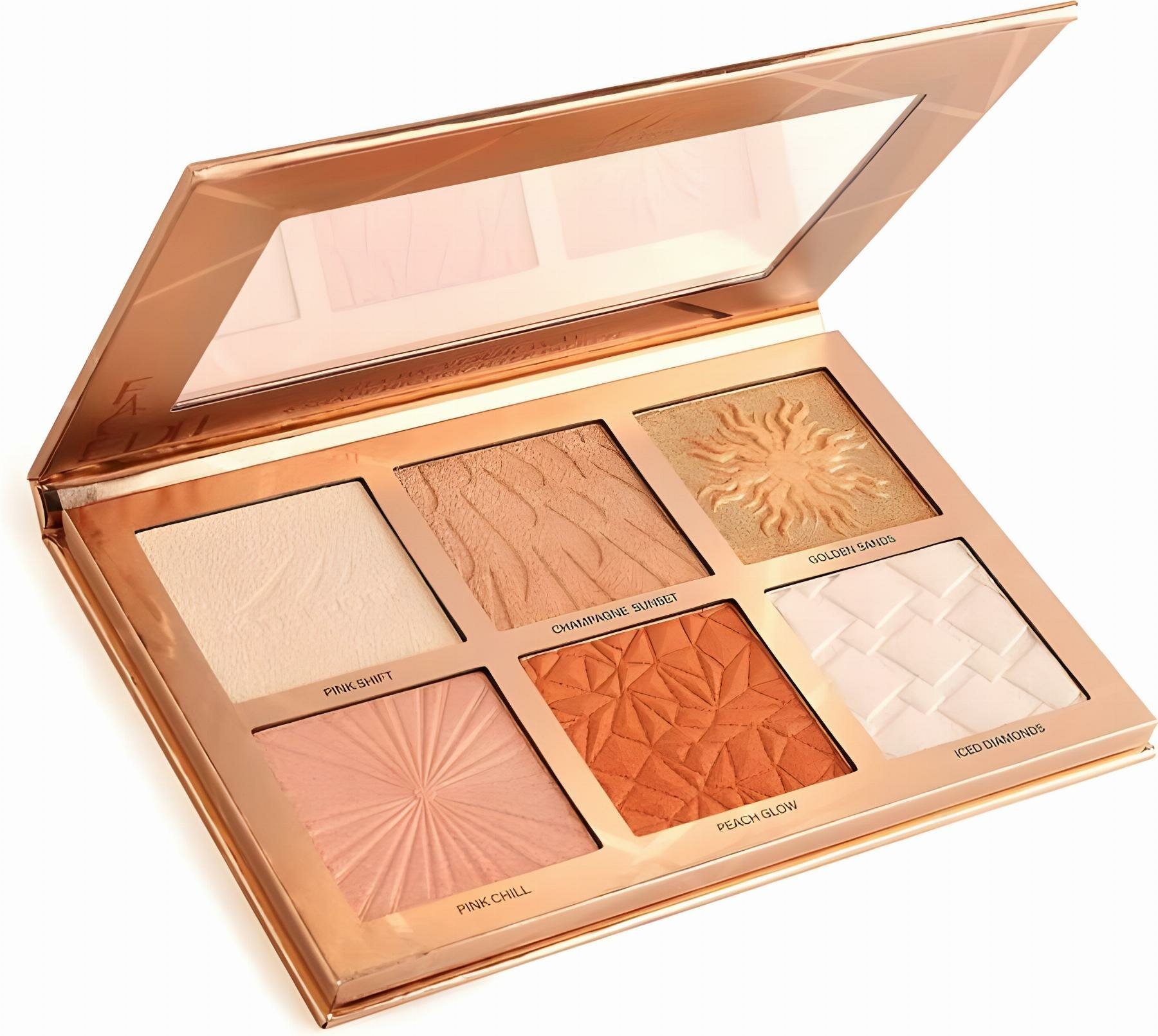 ModelRock Lashes Палетка хайлайтеров Volume 1 Volume 1 Shade Highlighter Palette 50ml