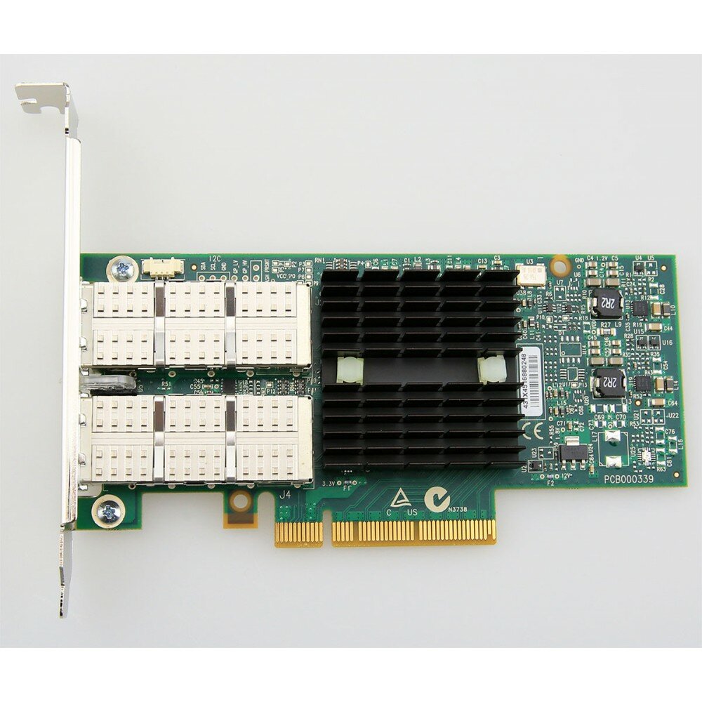 Сетевая карта Mellanox MCX354A-QCBT ConnectX-3 VPI Dual 40GbE QSFP+ Port Network PCIe 3.0 x8 8GT/s