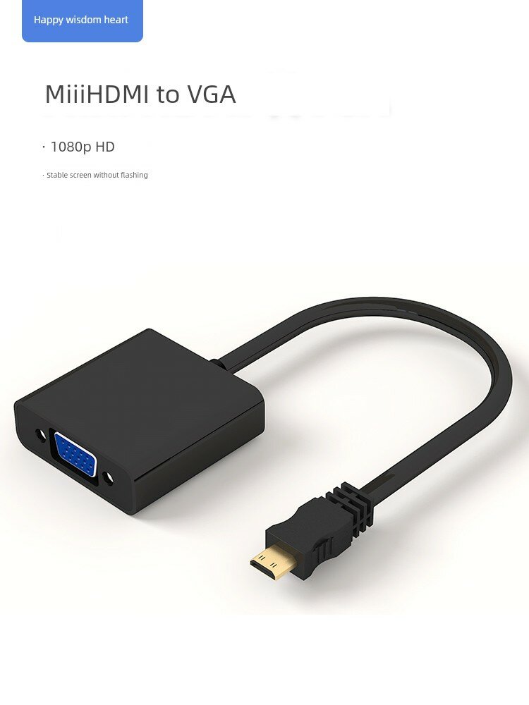 Кабель-конвертер Yuezhixin mini mini HDMI в VGA для передачи видео высокой четкости, micro microhdmi в VGA Mini HDMI —
