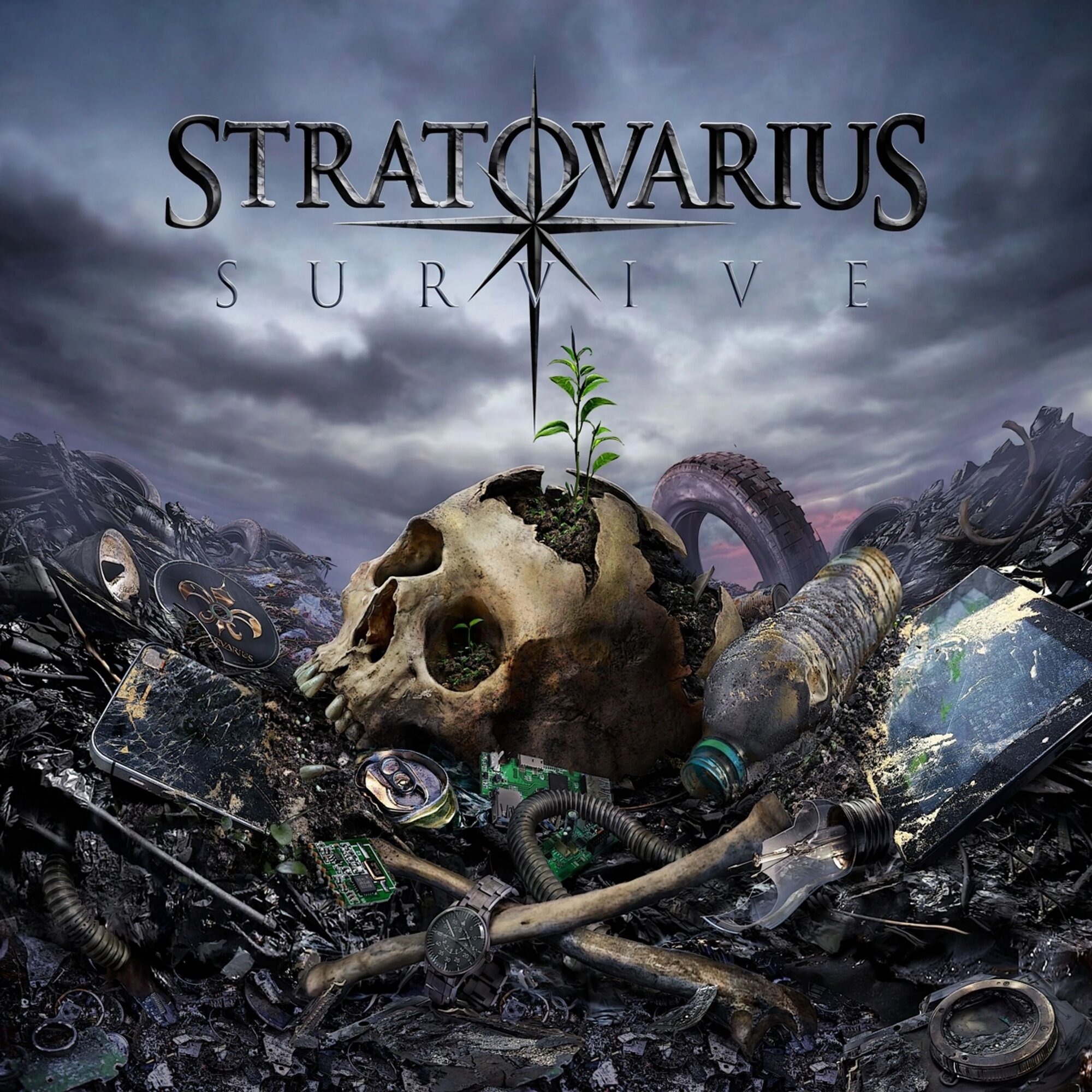 Stratovarius - Survive (coloured) (2LP), 2022, Ear Music, Random Coloured, Gatefold, Limited Edition, Фирменная виниловая пластинка