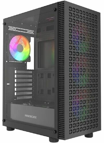 Компьютерный корпус PowerCase Mistral EA18 (CMAEA18-A4) черный - Midi Tower, ATX, USB 2.0 Type-A, USB 3.2 Gen 1 Type-A