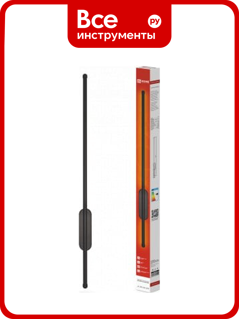 Светильник светодиодный IN HOME ESTETIKA LUV-80B-30BL 15Вт 230В 3000K 1050Лм 800x50x25 черный 4690612054414