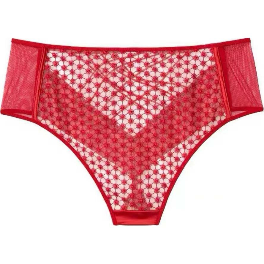 Трусики-стринги женские Victoria's Secret, с красным клетчатым узором, S EU