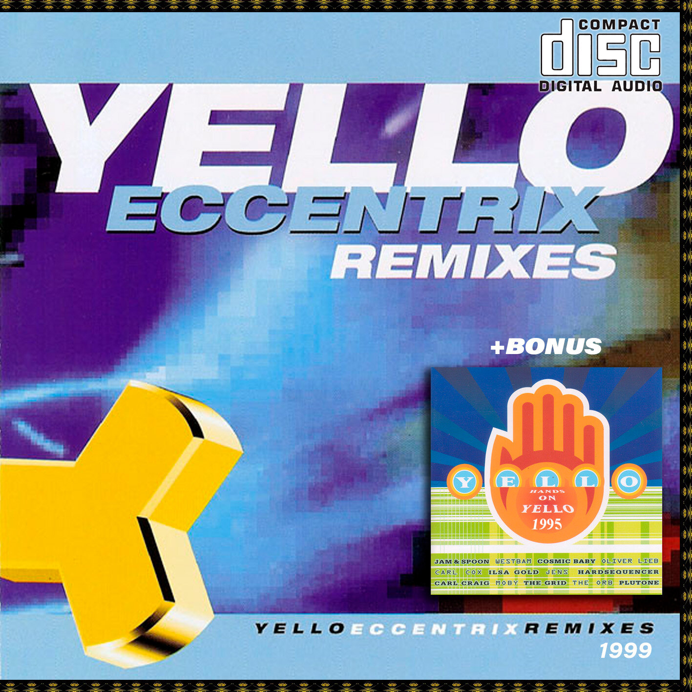 Yello - Eccentrix Remixes (1999) + Hands on Yello (1995) CD (запись на CD-R)