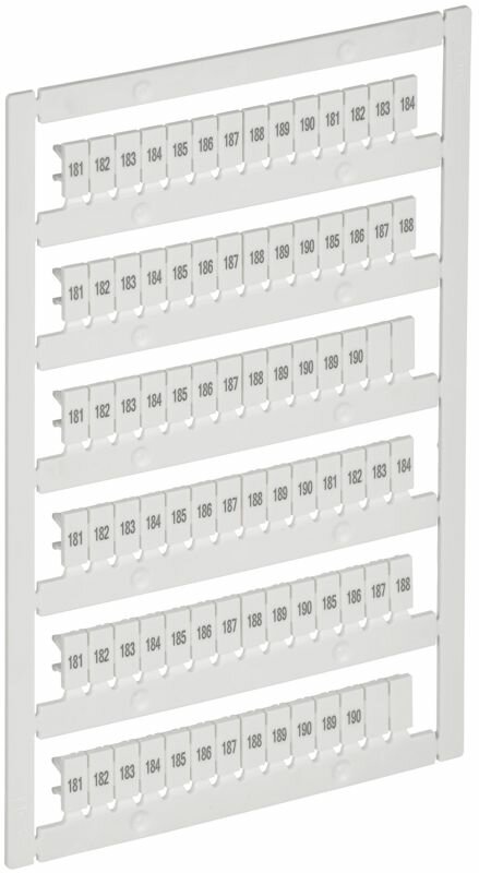 Маркер для CTS/CP 2.5кв. мм "181-190" ARMAFIX IEK AF-CT10D-M-D25-19