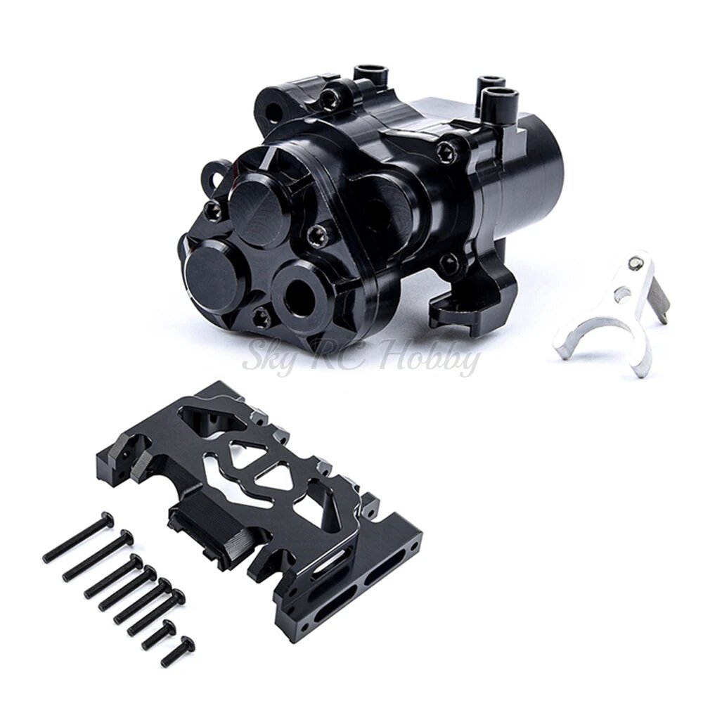 Корпус коробки передач RC Crawler черный