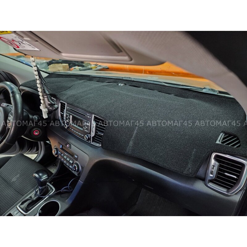 Накидка на панель Kia Sportage Киа Спортаж 2016-2022г кузов QL карпет Maximal