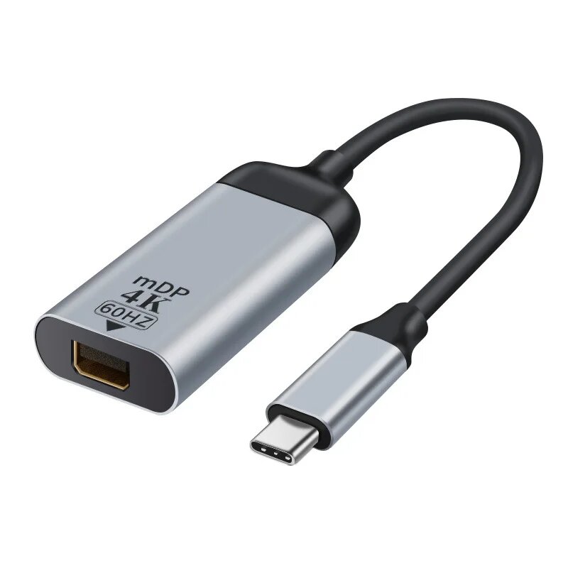 USB C - Mini DP адаптер, 4K 60Hz, Type 3