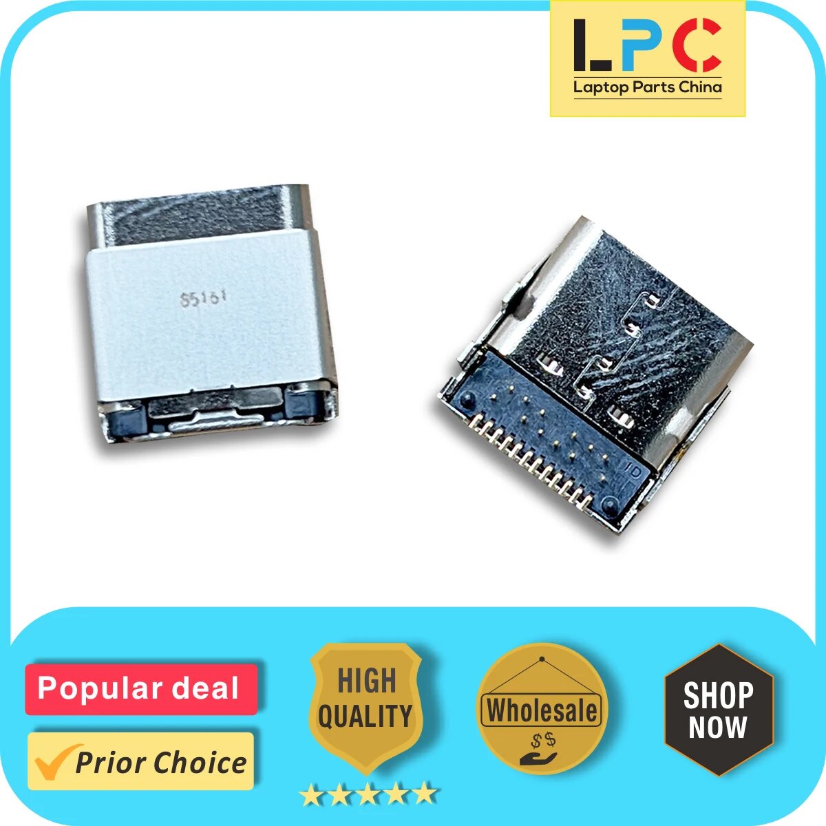 Для DELL M15 R1 R2 R3 R4 M17 R2 R3 R4 USB Type-C: новый разъем питания постоянного тока (DC Power Jack) / порт для зарядки / гнездо для подключения P30T001