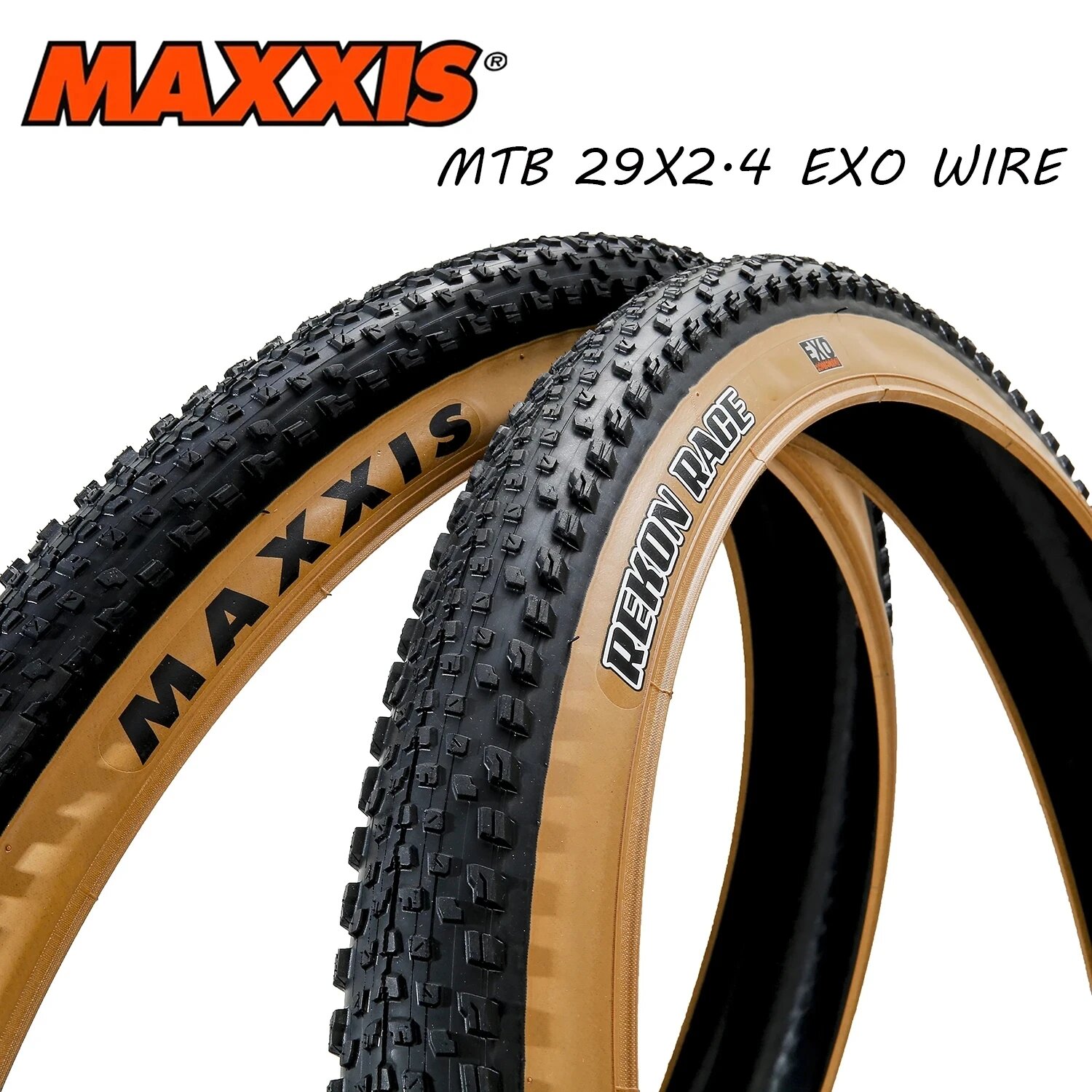 Maxxis Rekon Race MTB 29x2.4 Y, цвет 2шт