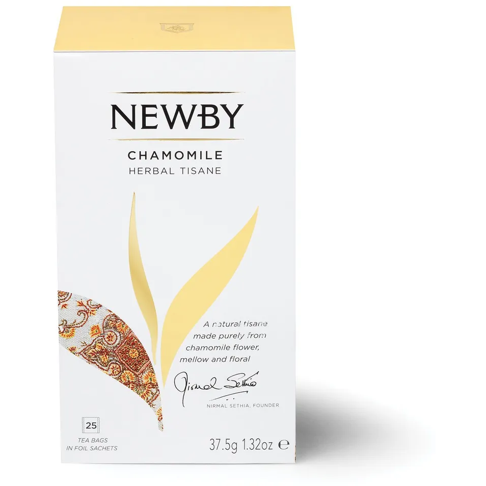 Чай пакетированный Newby Цветы Ромашки, 25 пакетов на чашку, 50 грамм