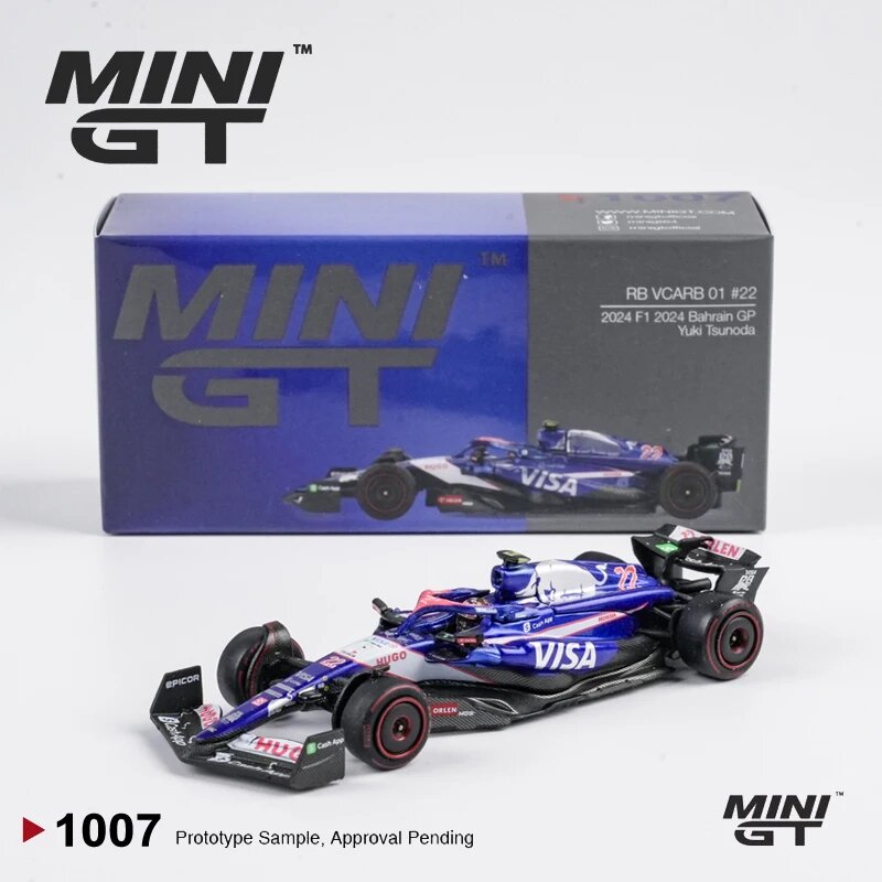 Модель автомобиля Mini GT 1:64 RB VCARB 01, цвет 1007
