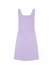 Платье MOSCHINO Heart-button pleated mini dress, размер 46, фиолетовый