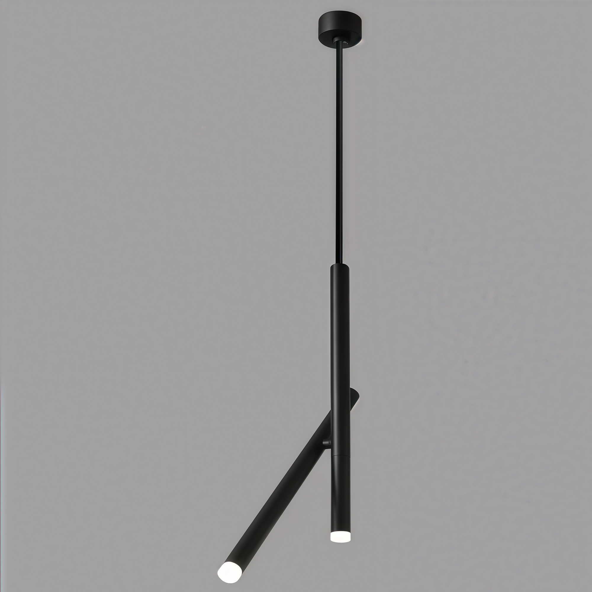 Подвесные светильники Barcato, черные/белые, алюминий, LED, 2x5Вт, Черный, Natural white