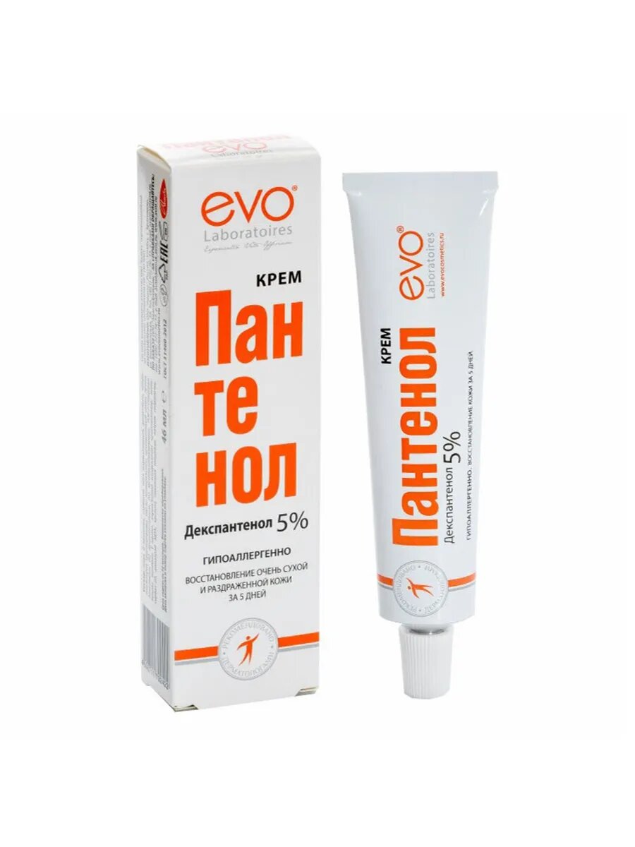 Крем для тела EVO laboratoires Пантенол увлажняющий для очен