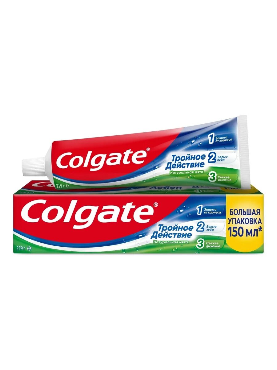 Зубная паста Colgate Тройное действие 150 мл