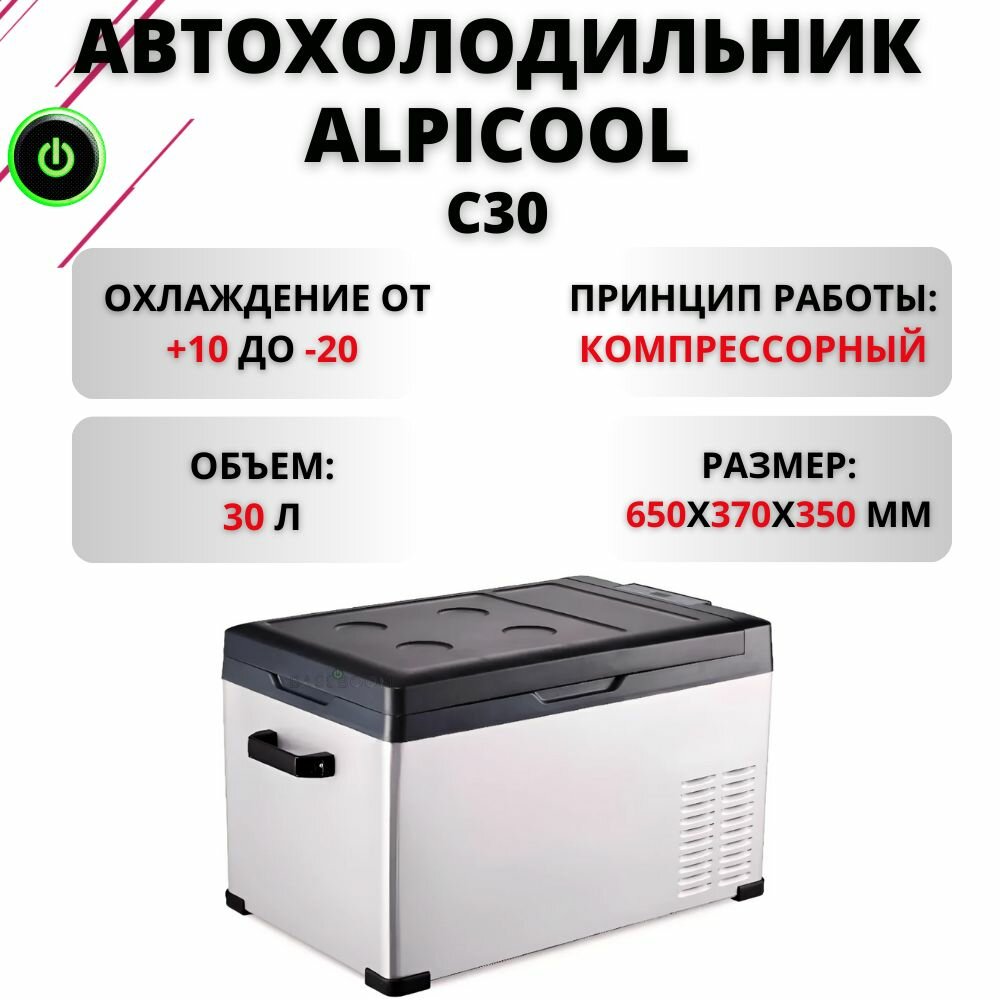Alpicool Автохолодильник 30 л