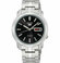 SEIKO, серебристый/черный