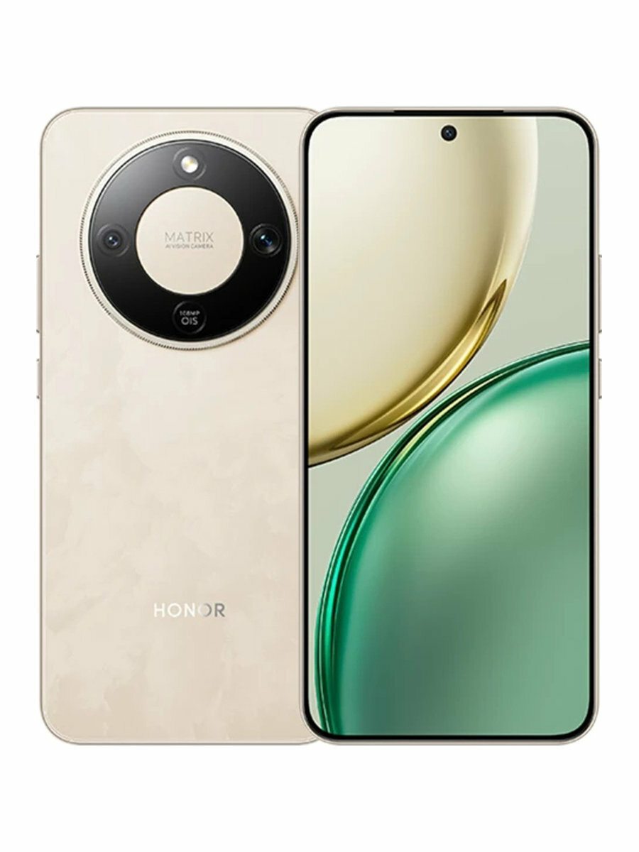 Смартфон HONOR X9d, IP69, AMOLED, 108МП, 8/256GB, золотистый