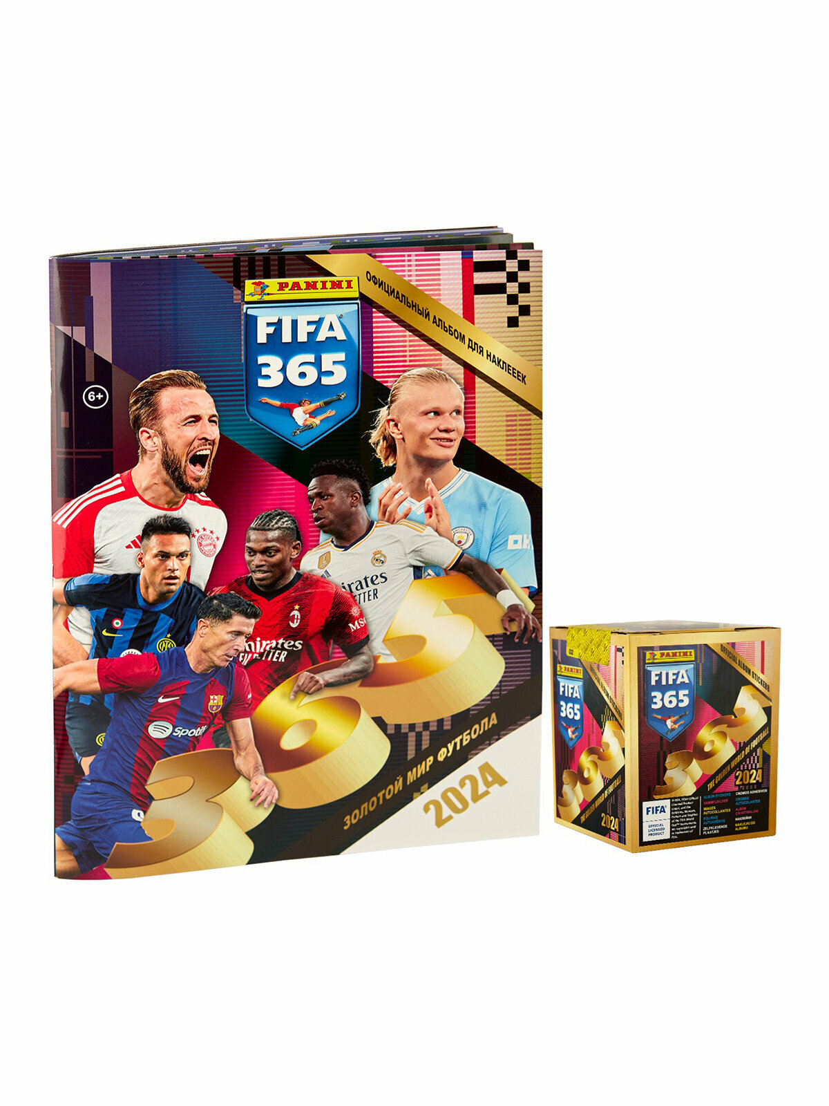 Наклейки для коллекционирования Panini РПЛ 2024, альбом, бокс - 250 наклеек
