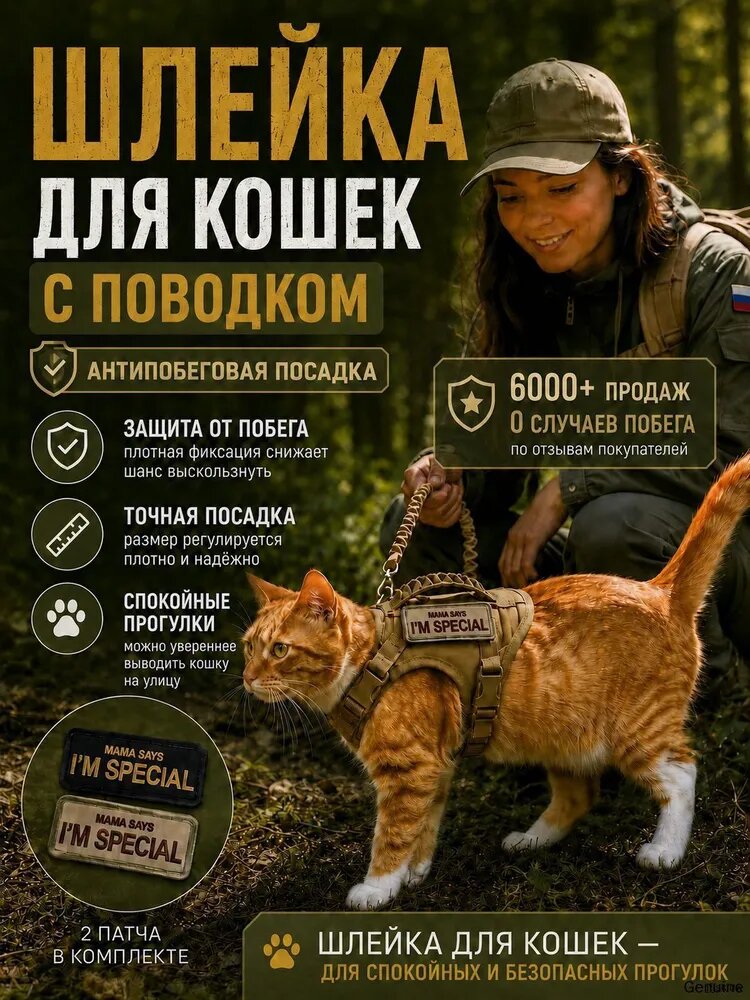 Шлейка для кошек с поводком антипобег для прогулок, усиленная регулируемая жилетка, шлейка для собак мелких пород