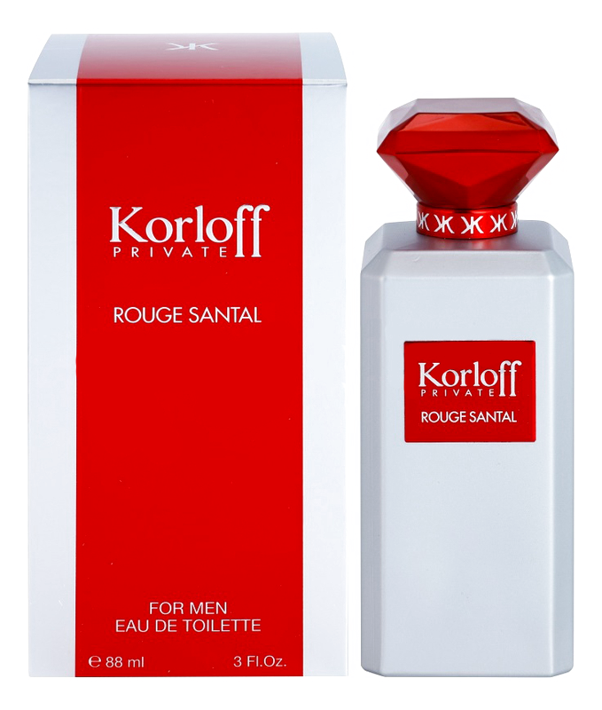 Туалетная вода для мужчин и женщин Карлофф Руж Сантал 88 мл - Korloff Paris Rouge Santal парфюм