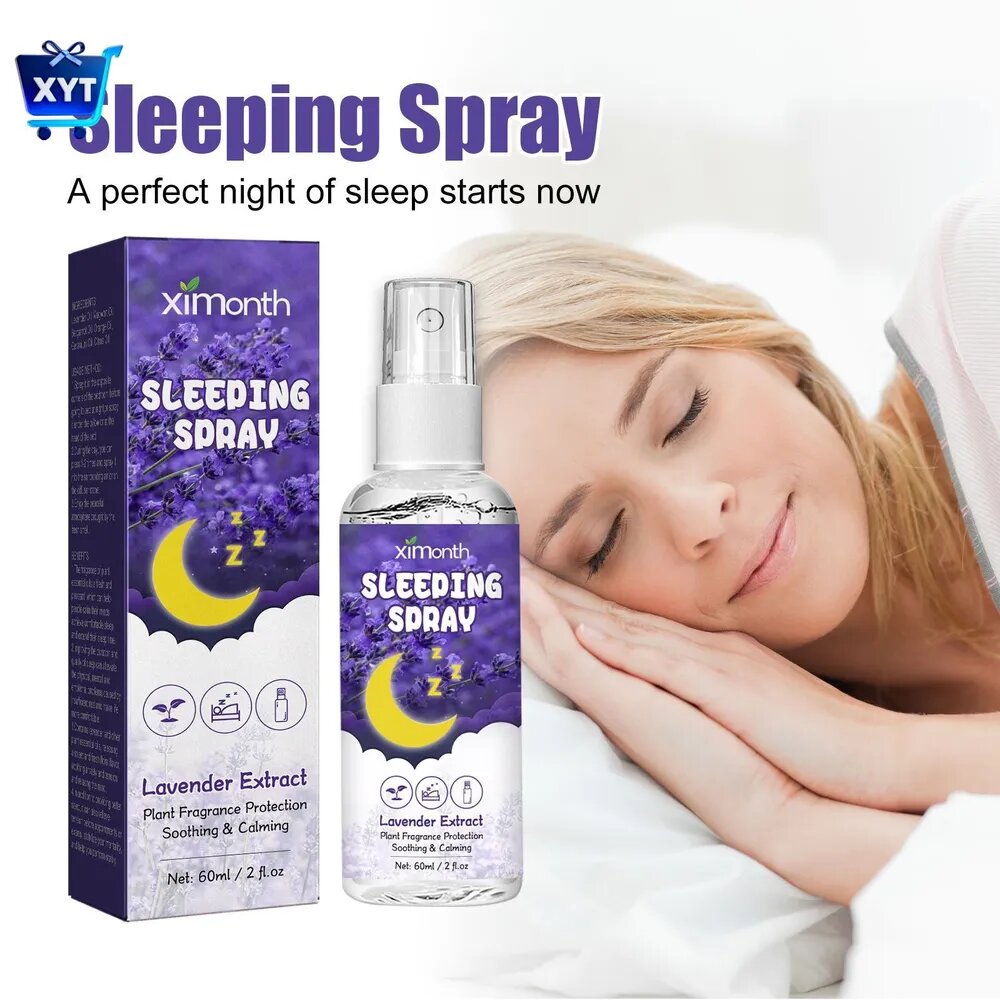 Арома мист для сна Лаванда и Ромашка, deep sleep pillow spray ароматизатор спрей для подушки и постельного белья, расслабляющий mist для дома, 60 мл