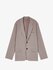 Пиджак EMPORIO ARMANI Single-breasted blazer, размер 50, grey